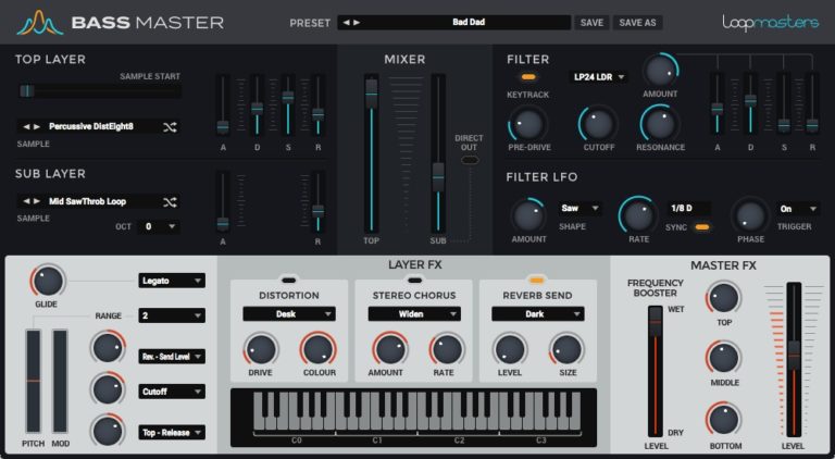 Bass Master Sale by Loopmasters | プラグイン＆EXPがUp To 60%OFF