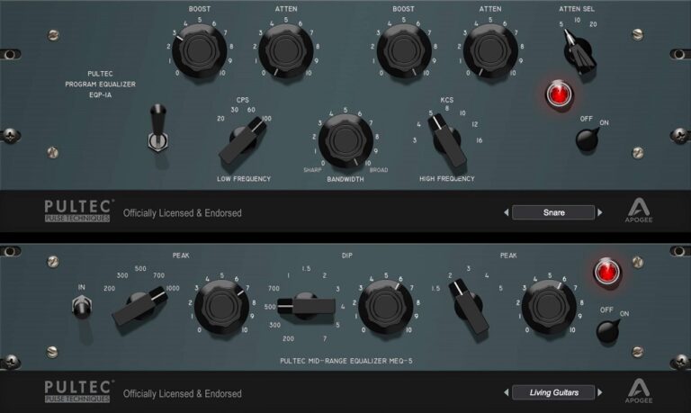 EQP-1A + MEQ-5 Pultec Bundle by Apogee | 2つのEQが45%OFF