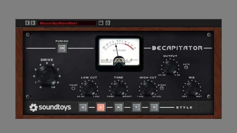 Decapitator by Soundtoys | アナログサチュレーションをもたらすプラグインが75%OFF - DTM プラグイン News