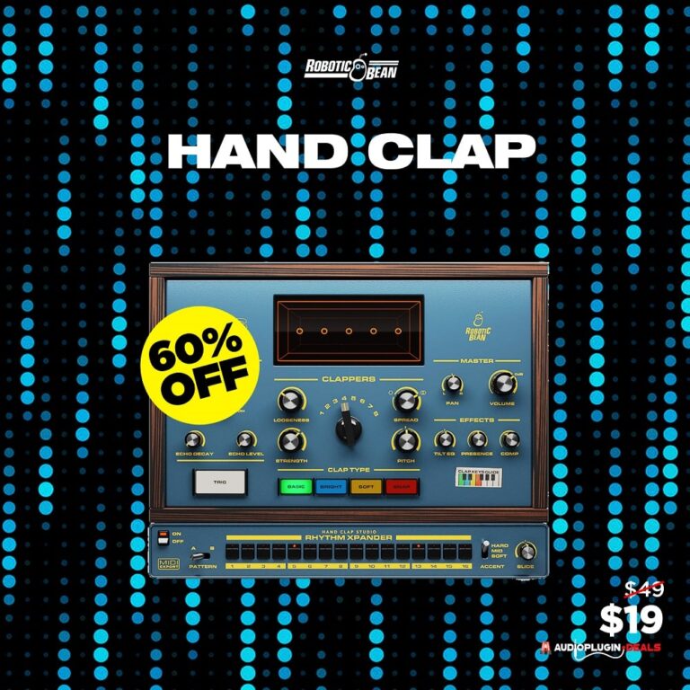 Hand Clap Studio by Robotic Bean | ハンドクラップ音源が60%OFF - DTM プラグイン News