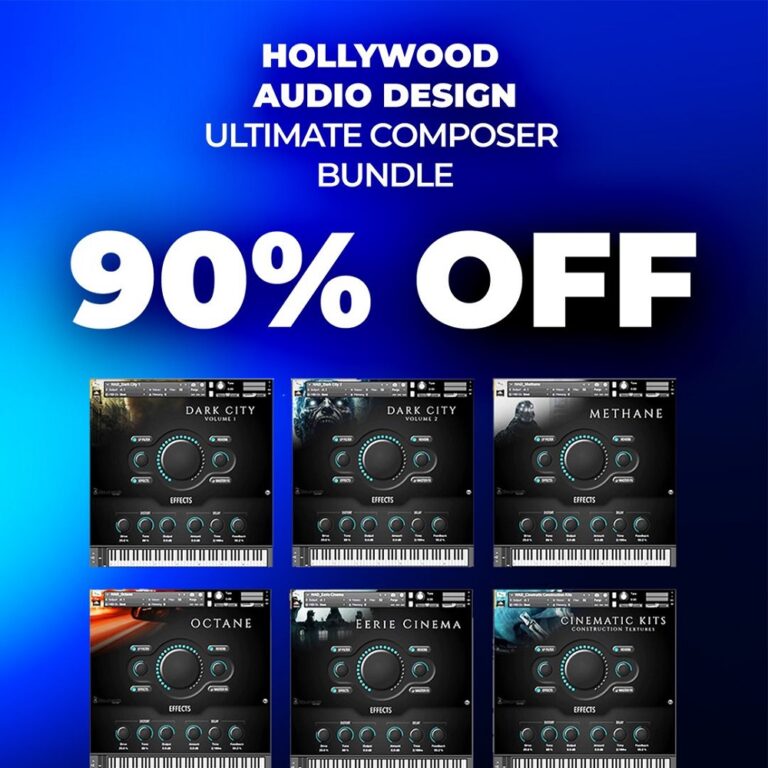 Ultimate Composer Bundle by Hollywood Audio Design | 6つのライブラリが90%OFF