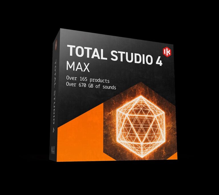 Total Studio 4 MAX Sale by IK Multimedia | プラグインがUp To 78%OFF
