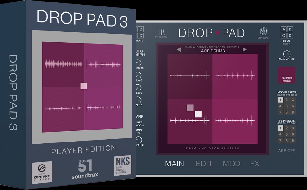 Drop Pad 3 by Loot Audio | 刺激的なインストゥルメントが30%OFF