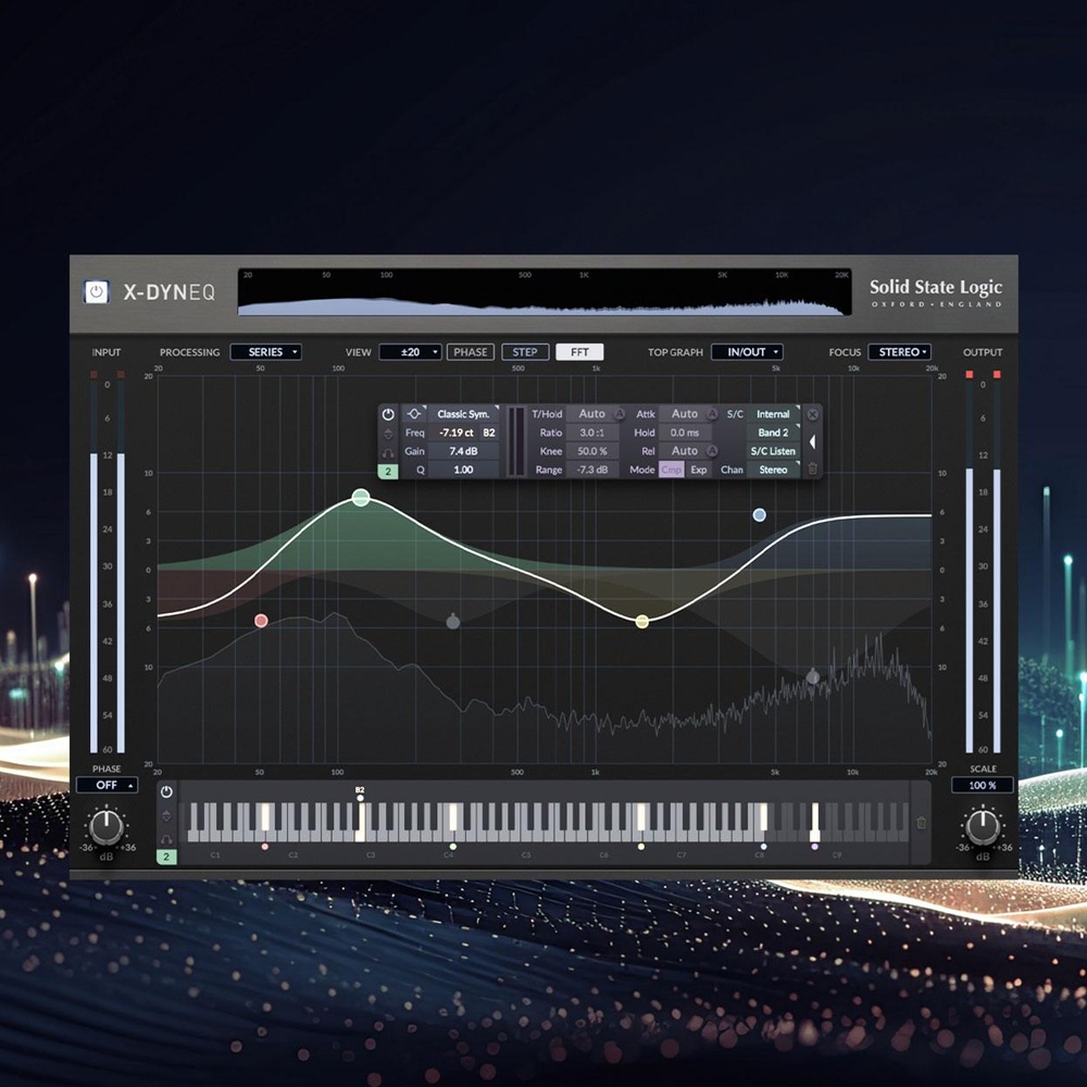 X-DynEQ by Solid State Logic | X-EQ2プラグインをベースにしたダイナミックイコライゼーションが70%OFF